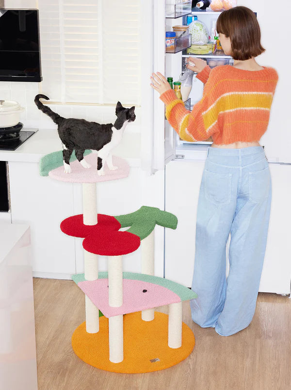 VETRESKA Fruity Cat Tree Cat Tower - Cat Scratching Post (1.2m) – FUNCAT